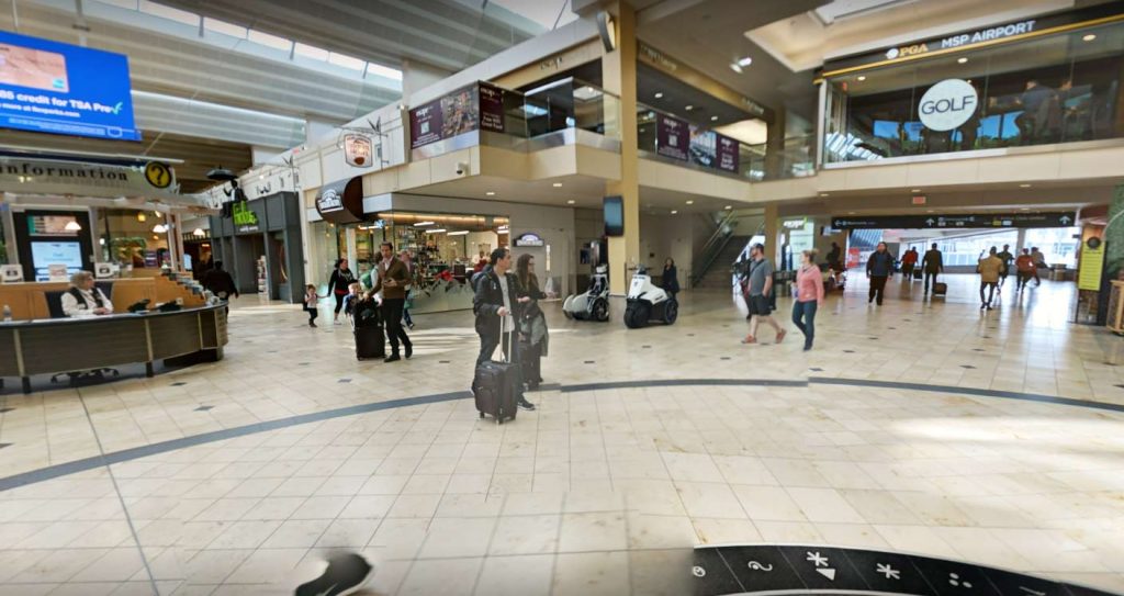 Arrivals at The Minneapolis-Saint Paul International Airport MSP