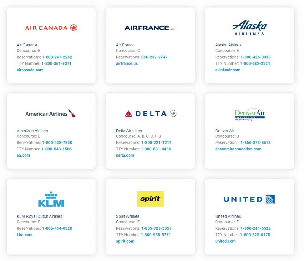 Airlines at Minneapolis-Saint Paul International Airport MSP