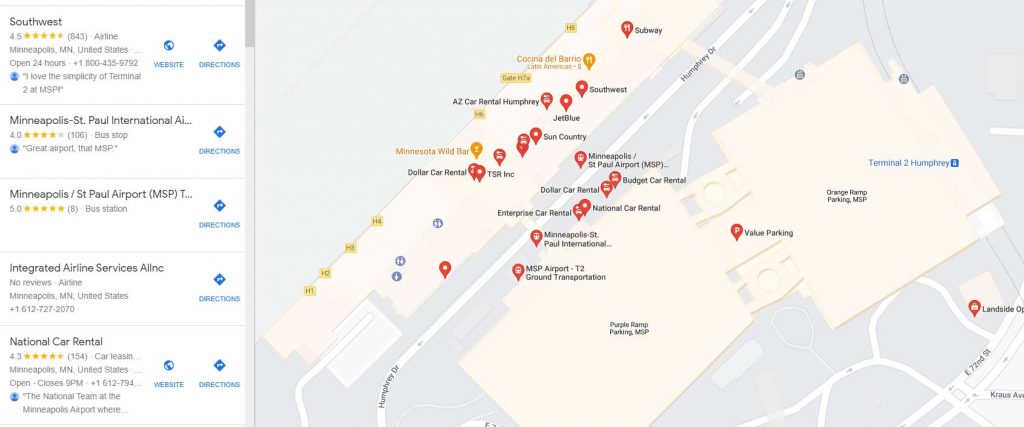 Lounges at the Minneapolis-Saint Paul International Airport MSP