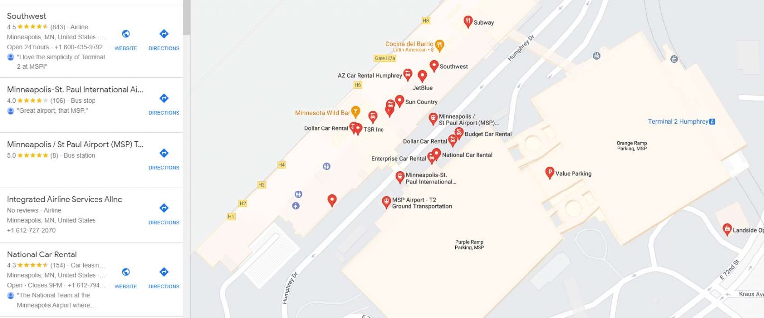 Lounges at the Minneapolis-Saint Paul International Airport MSP