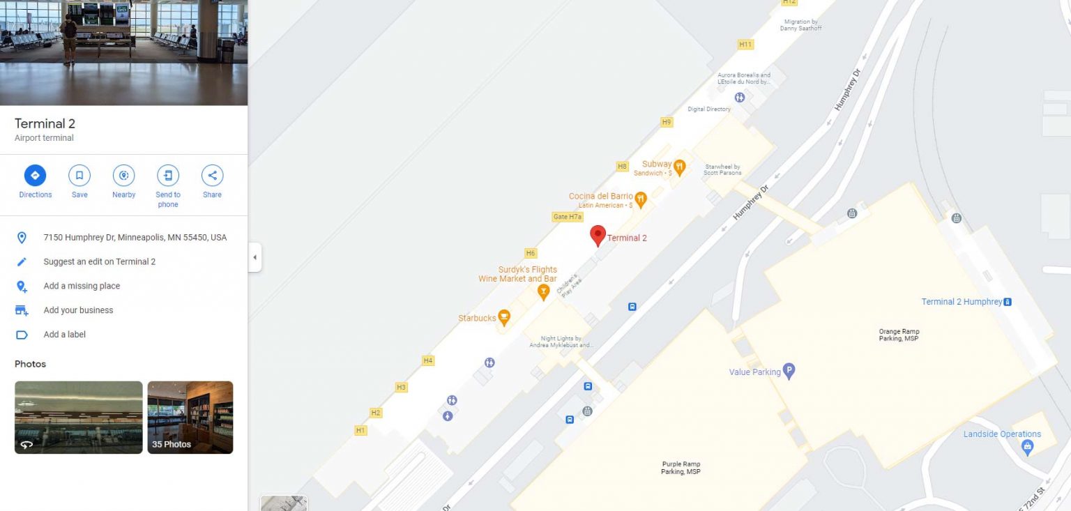 Terminal 2 at the Minneapolis-Saint Paul International Airport MSP