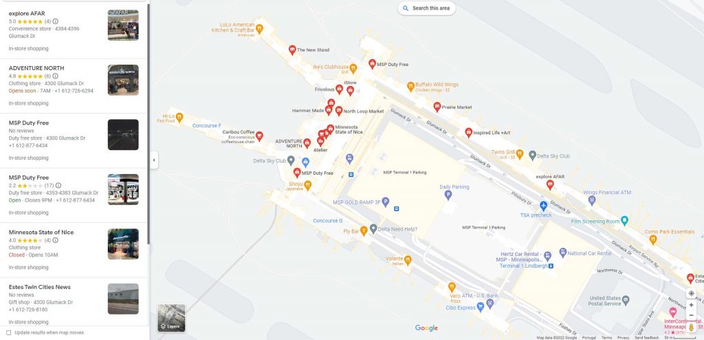 Shops at the Minneapolis-Saint Paul International Airport MSP